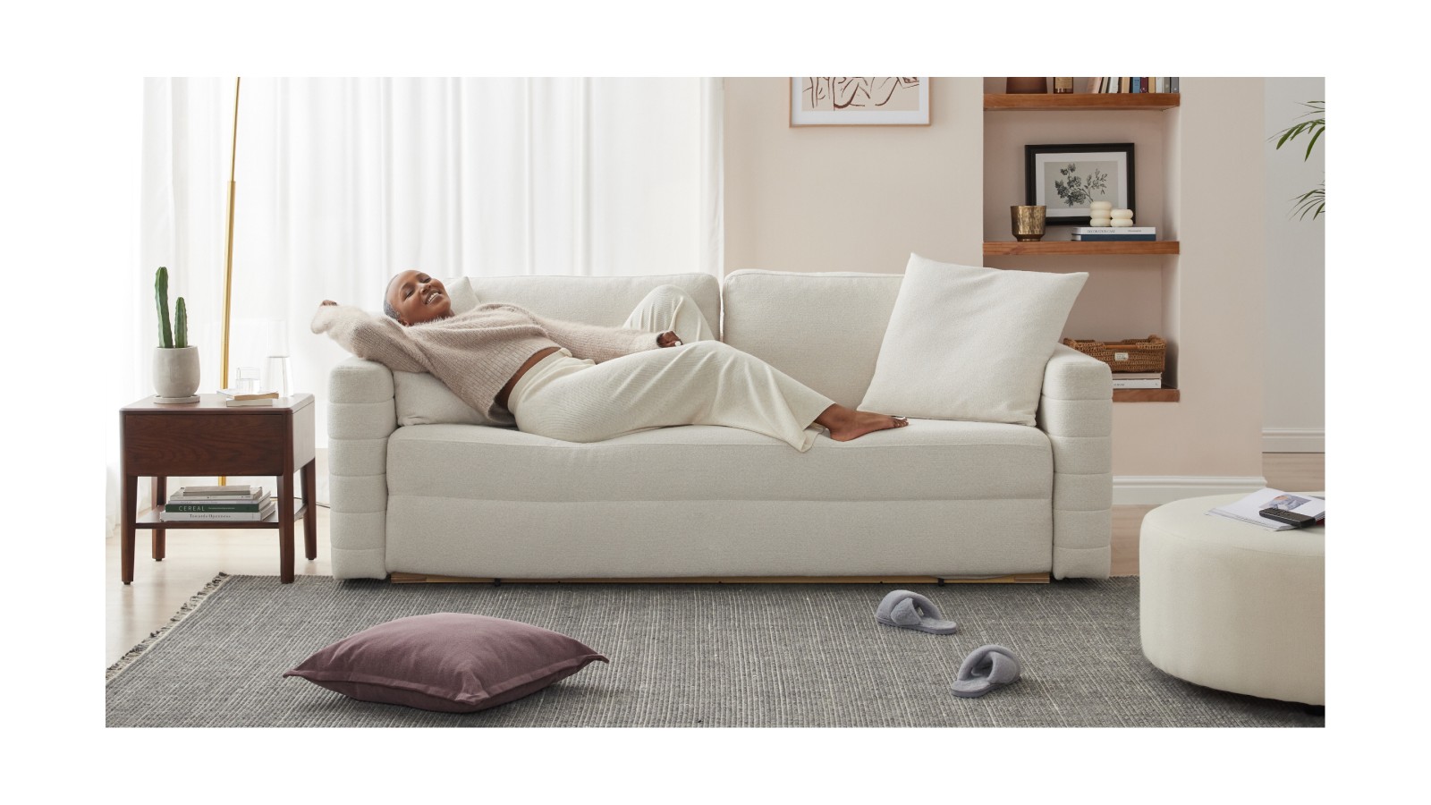Dune Sofa Bed (3.5 Seater With Storage) - Ecosa NZ