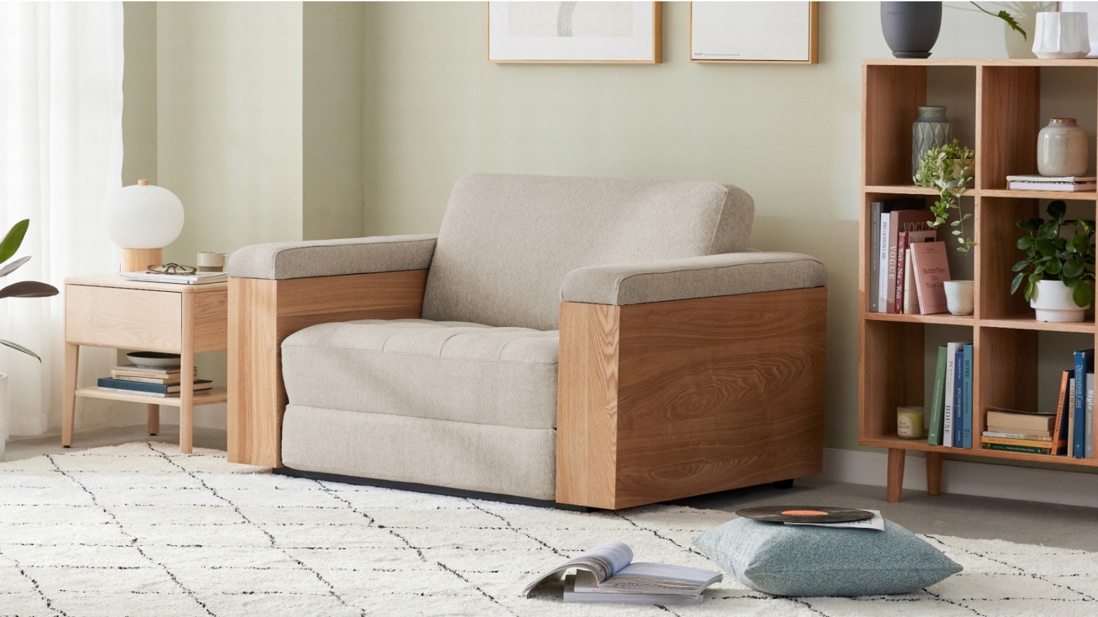 Rio Timber Armchair | Space-Saving Sofa Bed