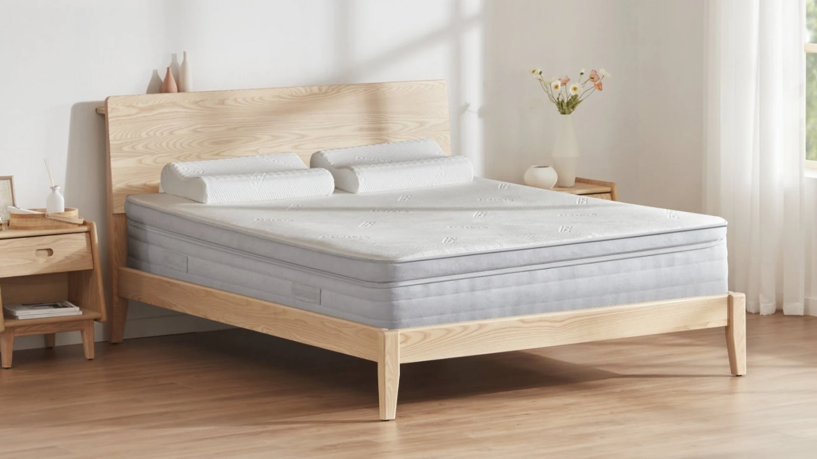 Pure & Simple Bundle (Mattress & Bed Package) - Ecosa